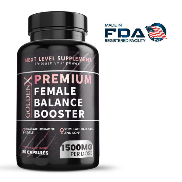 1 Frasco de Female Balance Booster Premium - 90 Capsulas – Golden X